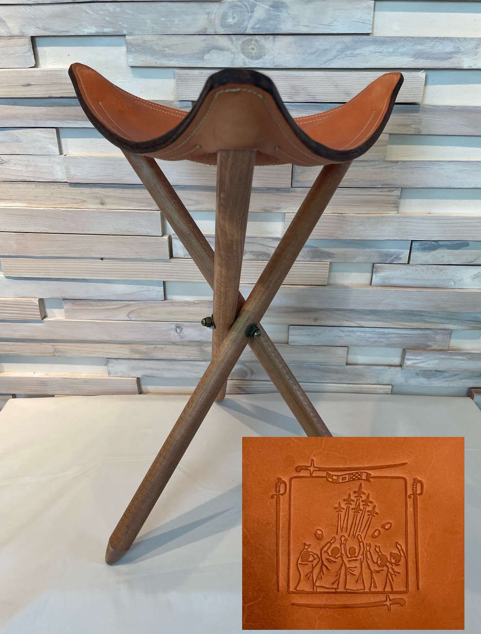 USNA Graduation Safari / Tailgate Stool – Annapolis Classics